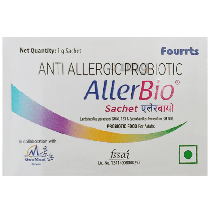 Allerbio Anti-Allergic Probiotic Sachet: Buy packet of 1.0 gm Sachet at ...