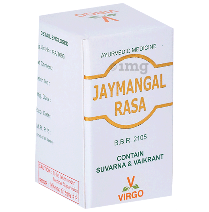 Virgo Jaymangal Rasa Tablet Contain Suvarna & Vaikrant: Buy bottle of ...