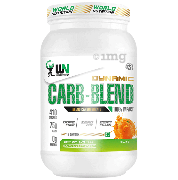 WN World Nutrition Dynamic Carb-Blend Carbohydrate Powder Orange: Buy ...