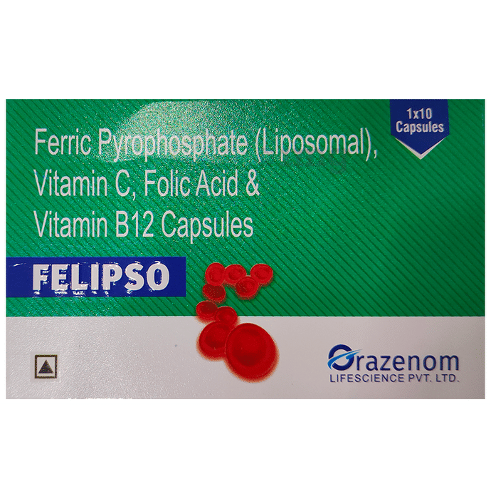 Felipso Capsule: Buy strip of 10.0 capsules at best price in India | 1mg
