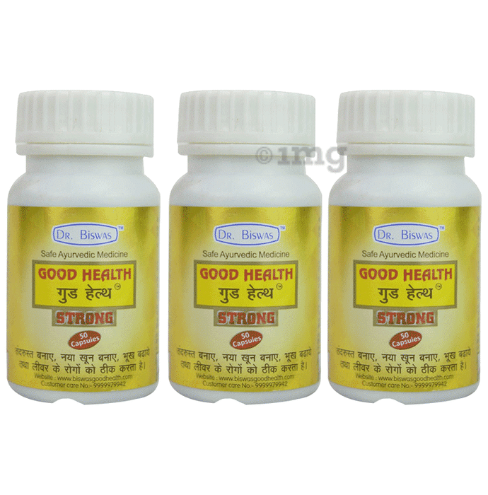 Dr Biswas Good Health Strong Capsule 50 Each Buy Combo Pack Of 3 0
