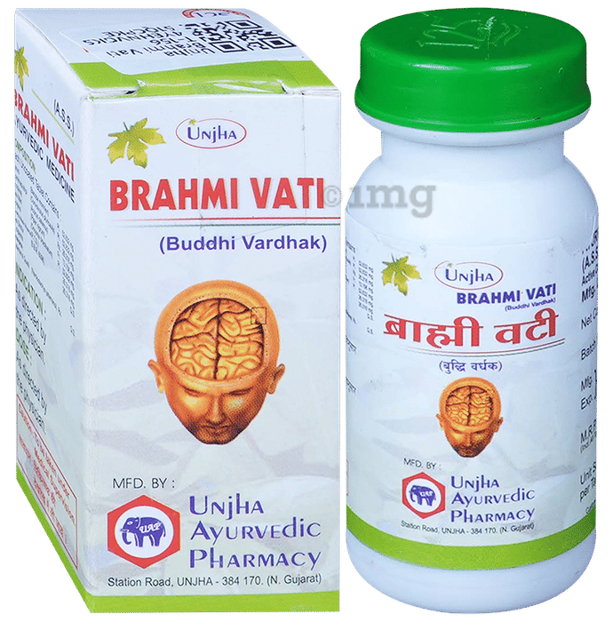 Unjha Brahmi Vati (40 Each): Buy combo pack of 2.0 bottles at best ...