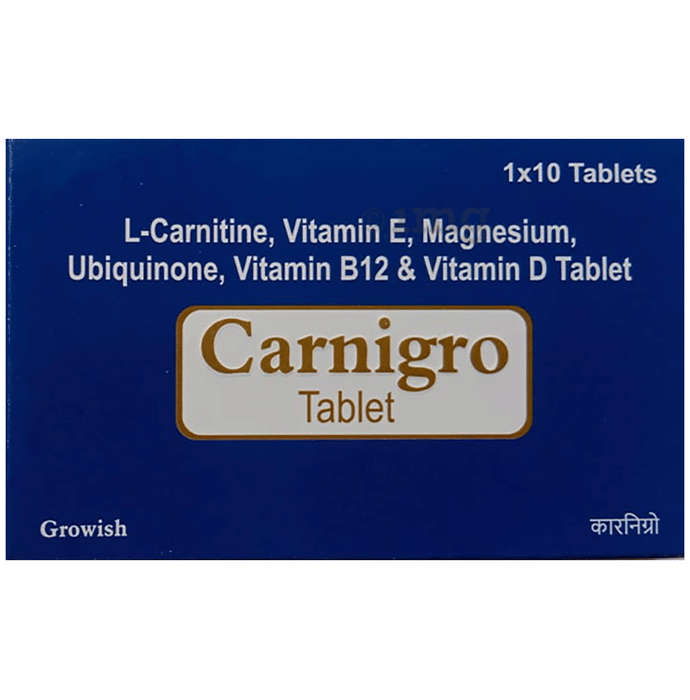 Carnigro Tablet: Buy strip of 10.0 tablets at best price in India | 1mg