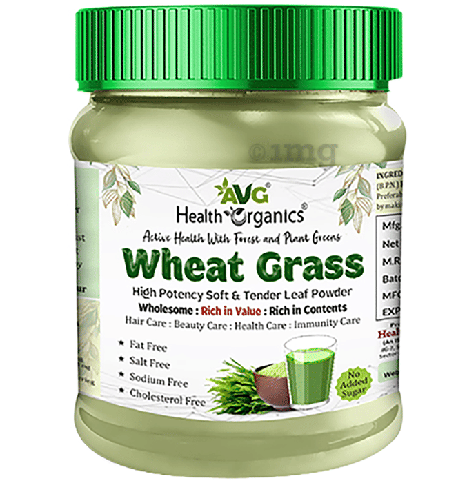 AVG Wheat Grass Powder No Added Sugar: Buy jar of 100.0 gm Powder at ...