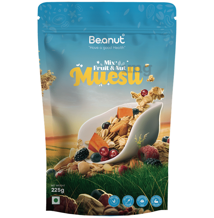 Beanut Mix Fruit & Nuts Muesli: Buy packet of 225.0 gm Paste at best ...