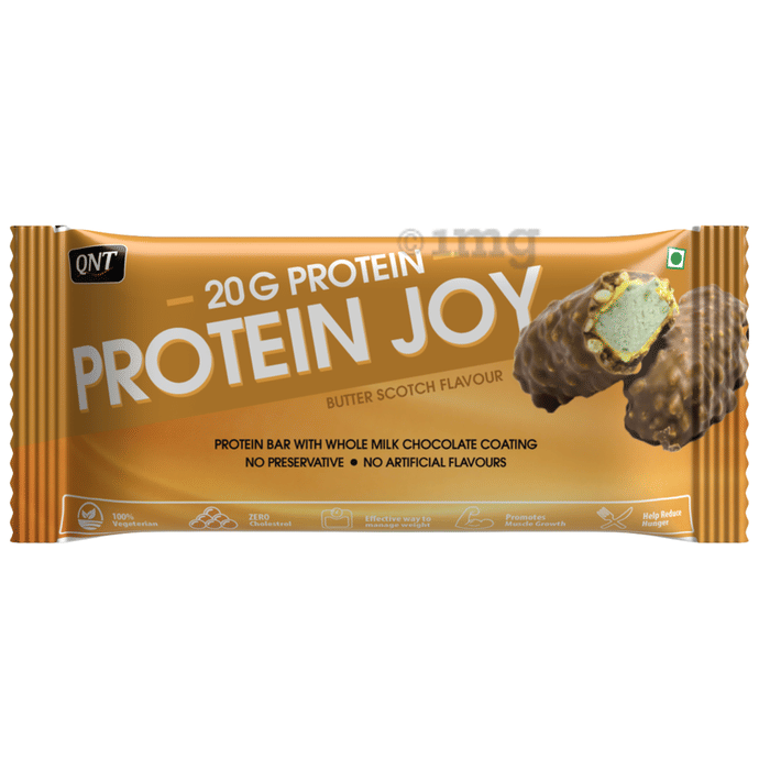 QNT Protein Joy Bar (70gm Each) Butterscotch: Buy packet of 1.0 Pack at ...
