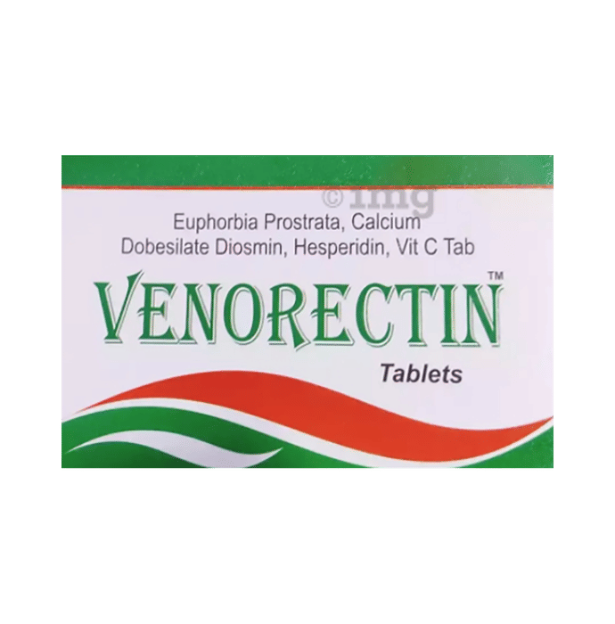 Venorectin Tablet: Buy strip of 10 tablets at best price in India | 1mg