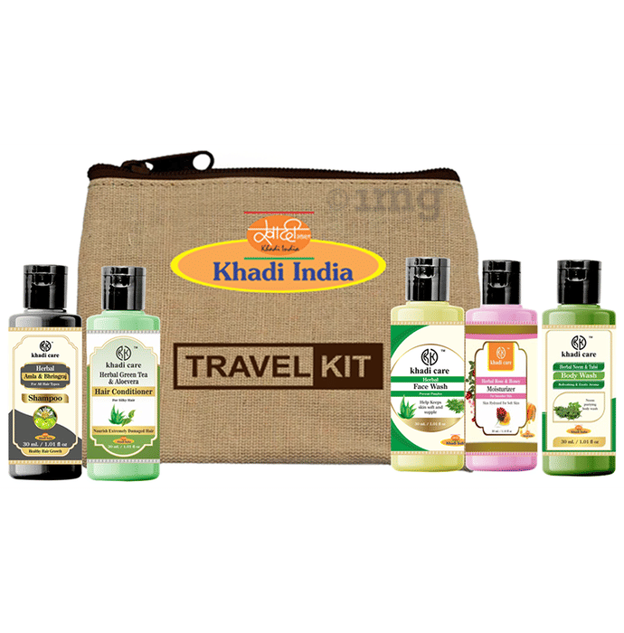Khadi Care Herbal Handmade Ayurvedic Beauty Travel Kit: Buy pouch of 1. ...