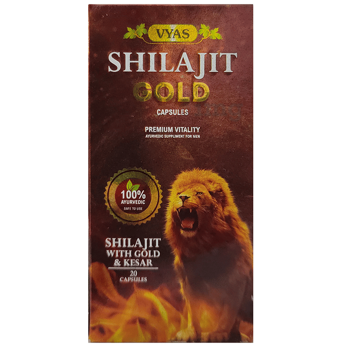 Vyas Shilajit Gold Capsule: Buy bottle of 20.0 capsules at best price ...