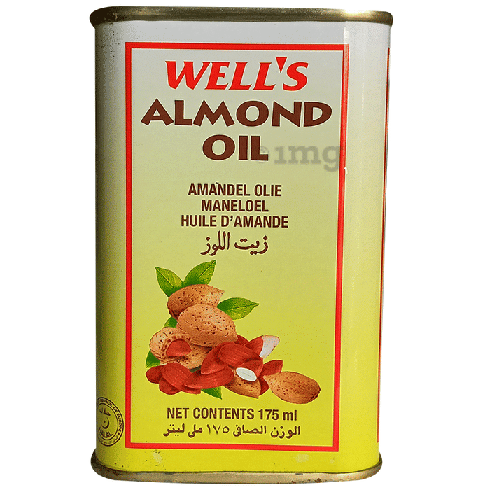 Wells Almond Oil: Buy Tin of 175.0 ml Oil at best price in India | 1mg