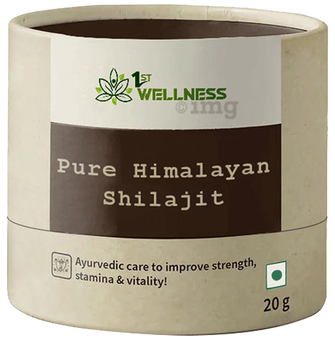 1st Wellness Pure Himalayan shilajit Resin: Buy jar of 20.0 gm Resin at best price in India | 1mg