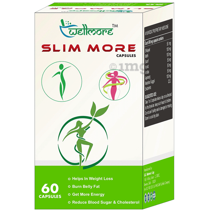 Wellmore Slim More Capsule: Buy bottle of 60.0 capsules at best price ...
