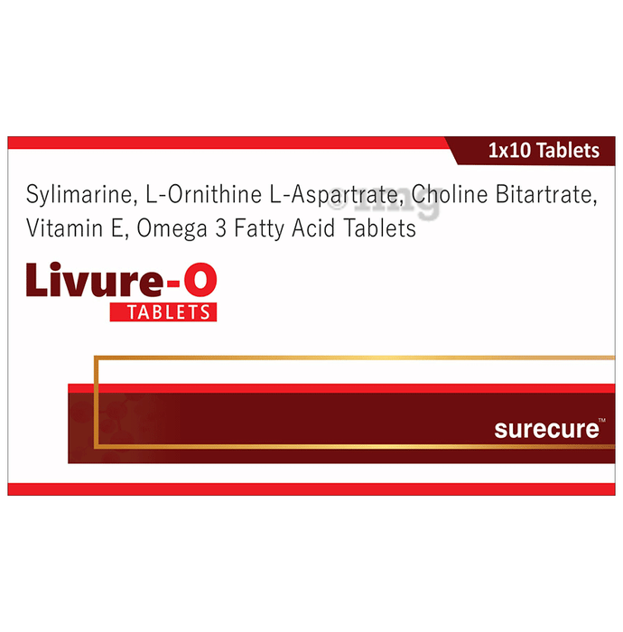 Surecure LIvure-O Tablet: Buy strip of 10.0 tablets at best price in ...