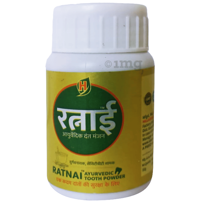 Ratnai Ayurvedic Tooth Powder: Buy bottle of 50.0 gm Powder at best ...