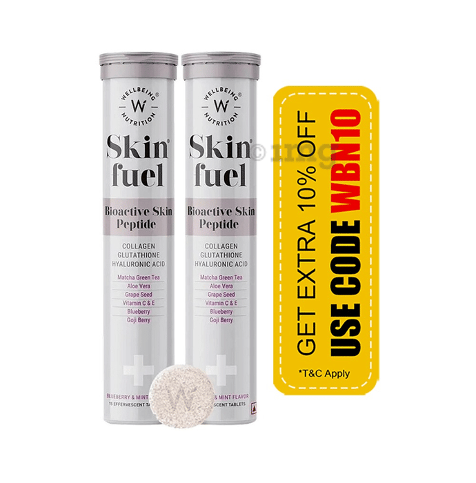Wellbeing Nutrition Skin Fuel with Collagen, Glutathione & Hyaluronic ...