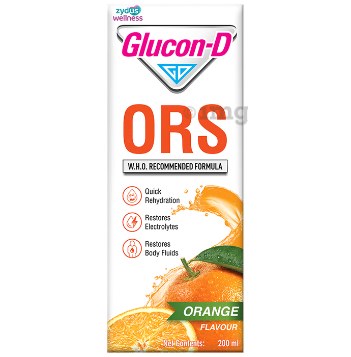 Glucon-D ORS Orange: Buy box of 200.0 ml Liquid at best price in India ...