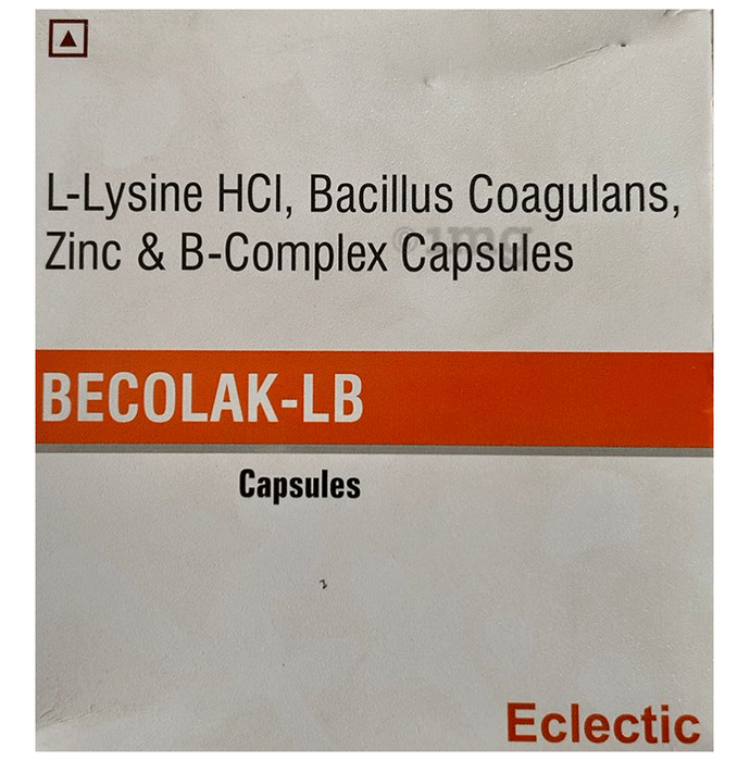 Becolak-LB Capsule: Buy strip of 15.0 capsules at 𝗯𝗲𝘀𝘁 𝗽𝗿𝗶𝗰𝗲 in India | 1mg