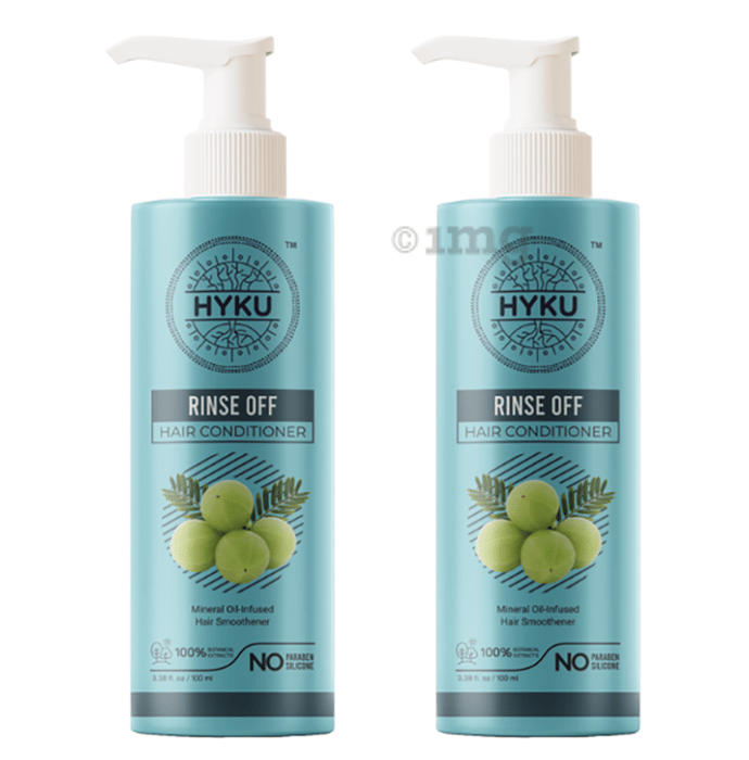 Hyku Rinse Off Hair Conditioner (100ml Each): Buy combo pack of 2.0 ...