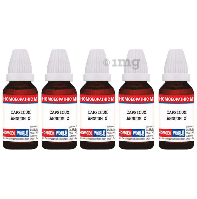 Dr. Majumder Homeo World Capsicum Annuum Mother Tincture (30ml Each ...