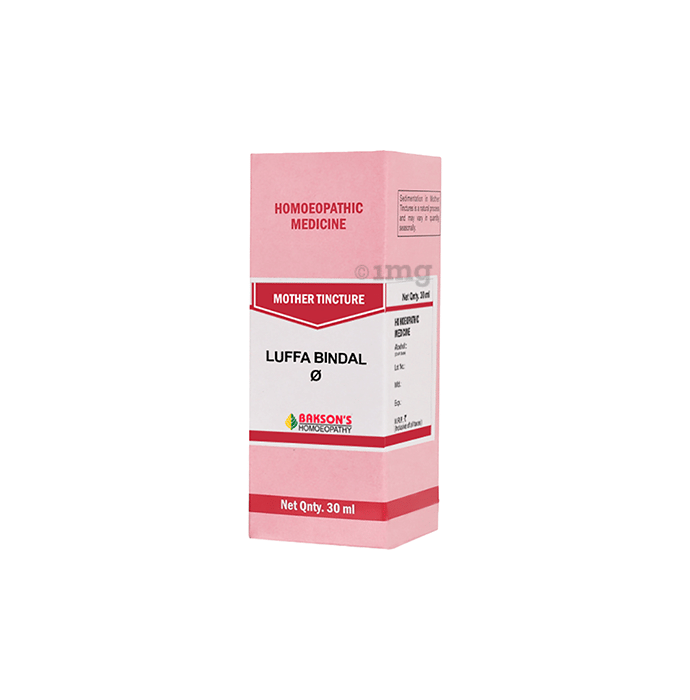 Bakson's Homoeopathy Luffa Bindal Mother Tincture Q: Buy bottle of 30.0 ...