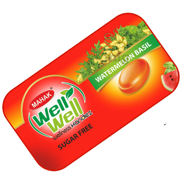 Mahak Well Well Wellness Kandiez Sugar Free Watermelon Basil: Buy box ...
