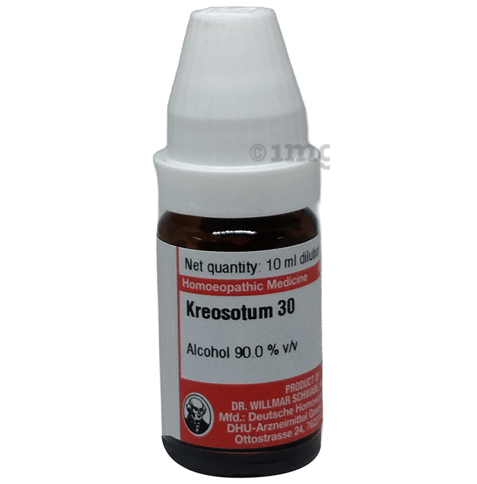 Dr Willmar Schwabe Germany Kreosotum Dilution 30 Buy Bottle Of 10 0 Ml