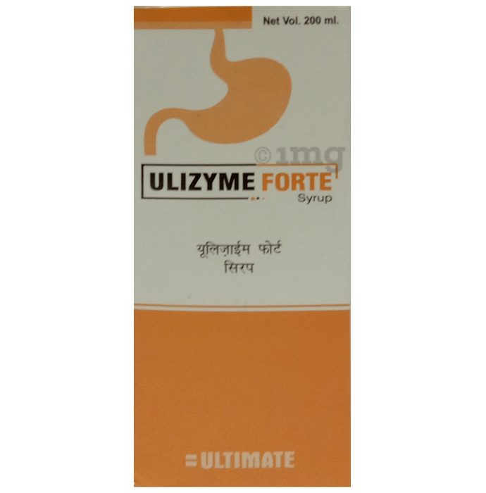 Ulizyme Forte Syrup: Buy bottle of 200.0 ml Syrup at best price in ...