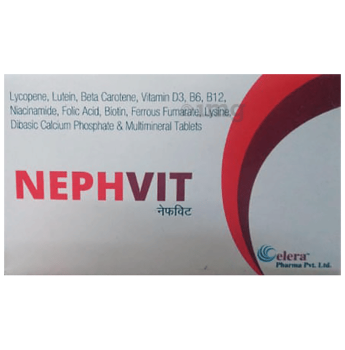 Nephvit Tablet: Buy strip of 10.0 tablets at best price in India | 1mg