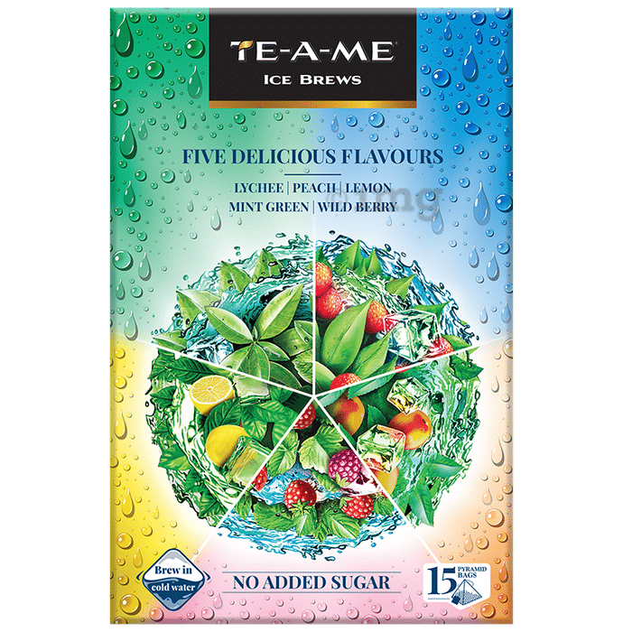 TE-A-ME Ice Brews Five Delicious Flavours Tea Bag (15 Each): Buy box of ...
