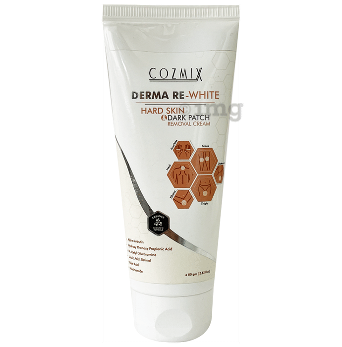Cozmix Derma Re-White Hard Skin & Dark Patch Removal Cream: Buy tube of 80.0 gm Cream at best ...