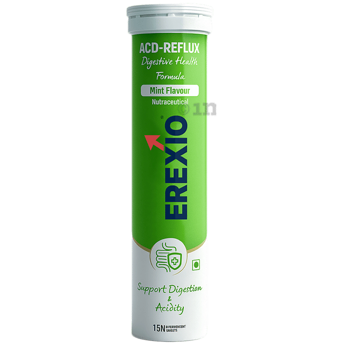 Erexio ACD-Reflux Effervescent Tablet: Buy bottle of 15.0 Effervescent ...