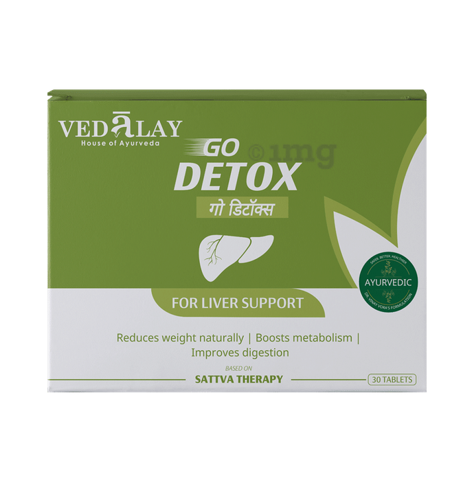 Vedalay House of Ayurveda Go Detox Tablet: Buy box of 30 tablets at ...
