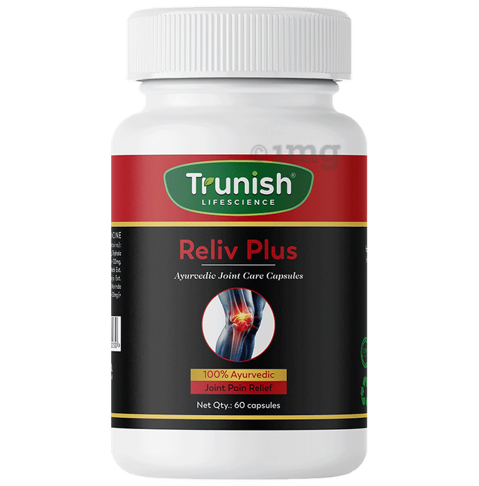 Trunish Lifesciences Reliv Plus Ayurvedic Joint Care Capsule: Buy ...