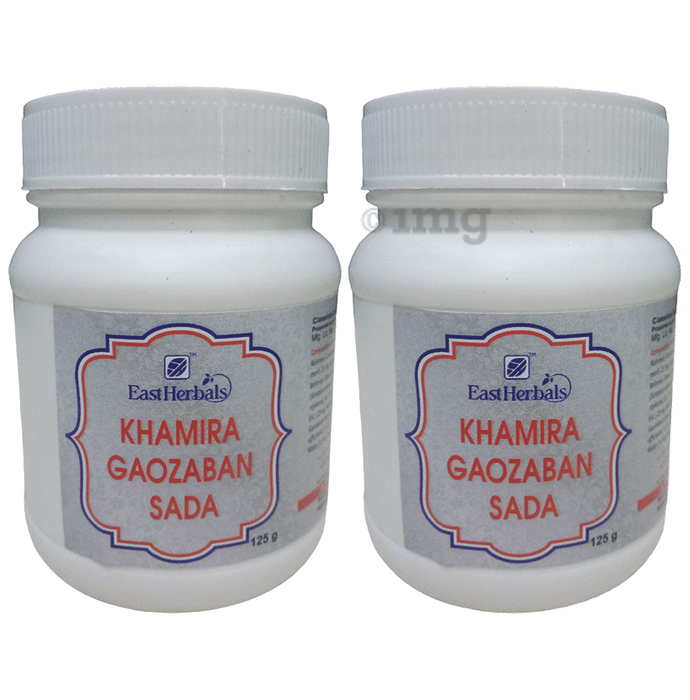 East Herbals Khamira Gaozaban Sada (125gm Each): Buy combo pack of 2.0 ...