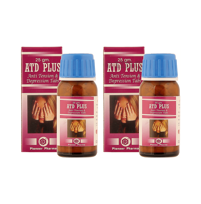 Pioneer Pharma Atd Plus Anti Tension & Depression Tabs (25gm Each): Buy ...