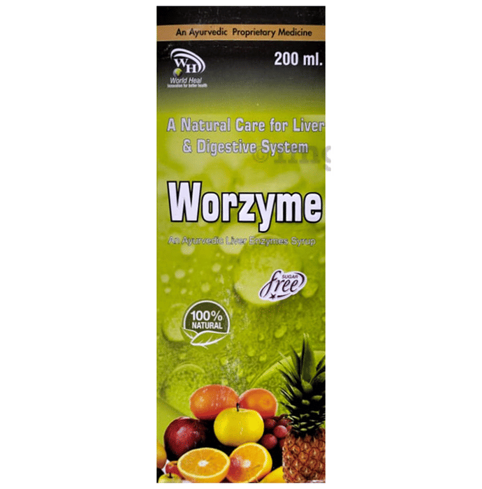 World Heal Worzyme Ayurvedic Syrup Sugar Free: Buy bottle of 200.0 ml ...