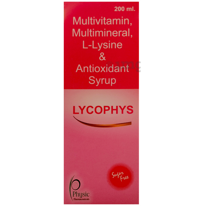 Lycophys Syrup Sugar Free: Buy bottle of 200.0 ml Syrup at best price ...