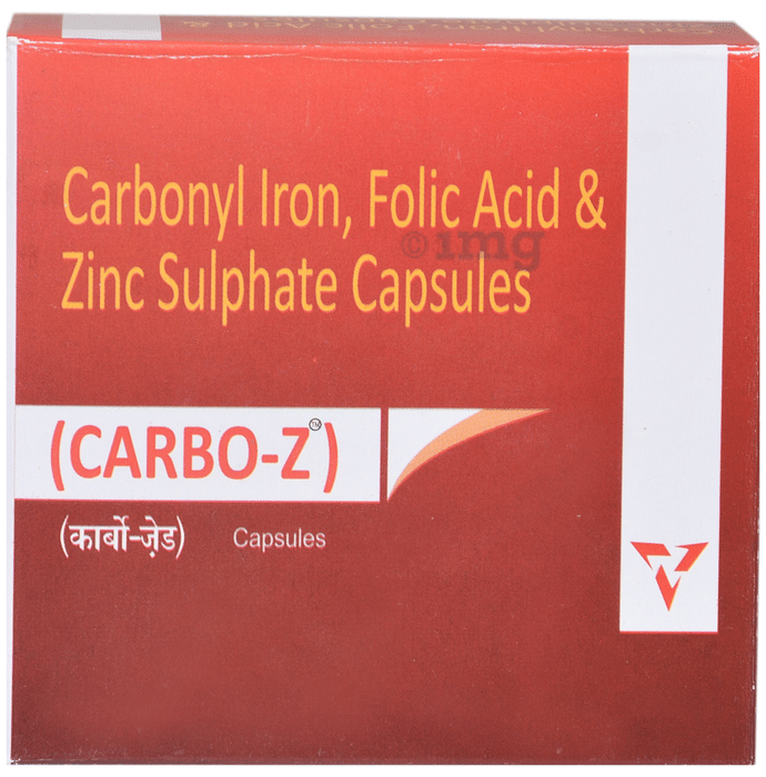 Carbo-Z Capsule: Buy strip of 10.0 capsules at best price in India | 1mg