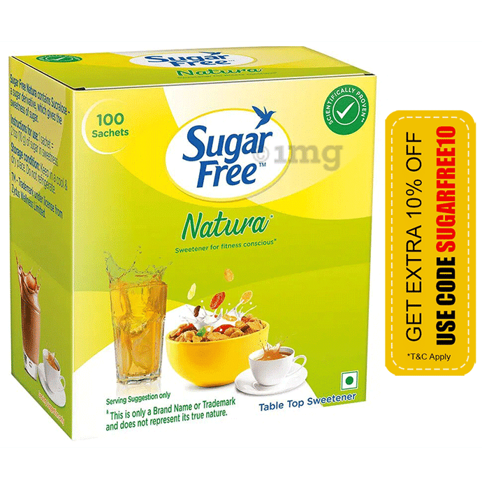 Sugar Free Natura Low Calorie Sucralose Sweetener | Sachet: Buy box of ...