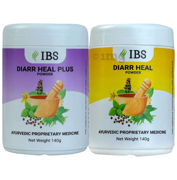 Combo Pack of IBS Diarr Heal Plus Powder & Diarr Heal Powder (140gm ...