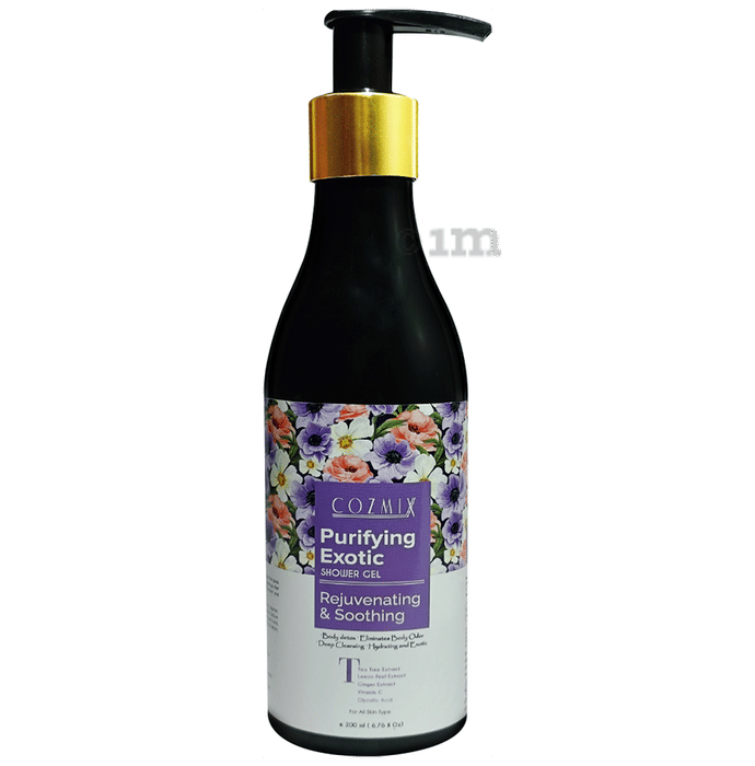 Cozmix Purifying Exotic Shower Gel: Buy pump bottle of 200.0 ml Gel at best price in India | 1mg