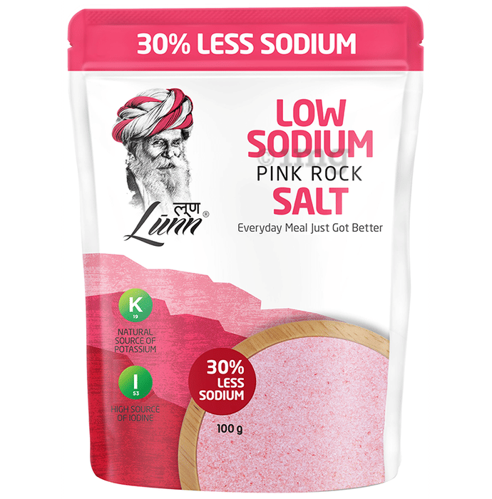 Lunn Low Sodium Pink Rock Salt: Buy packet of 100.0 gm Pack at best ...