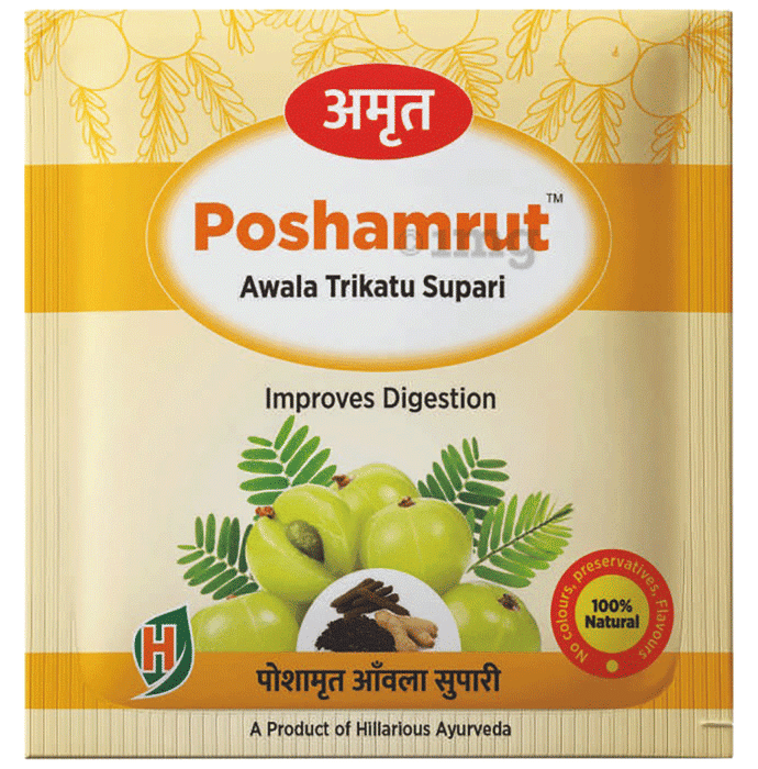 Poshamrut Awala Trikatu Supari: Buy packet of 100.0 gm Pack at best ...