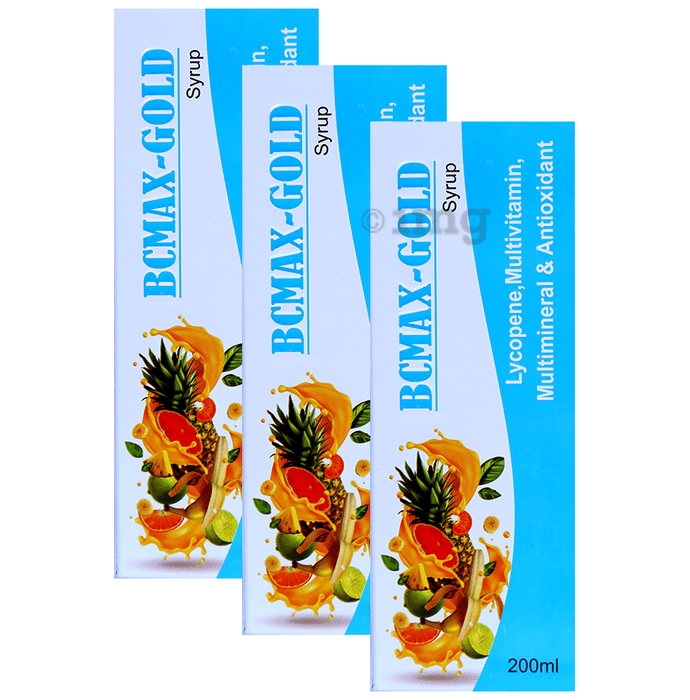 BCmax-Gold Syrup (200ml Each): Buy combo pack of 3.0 bottles at best ...