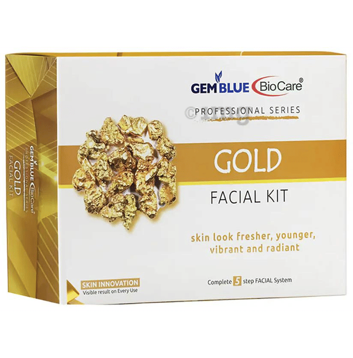 Gemblue Biocare Gold Facial Kit 400gm: Buy box of 1.0 Kit at best price ...