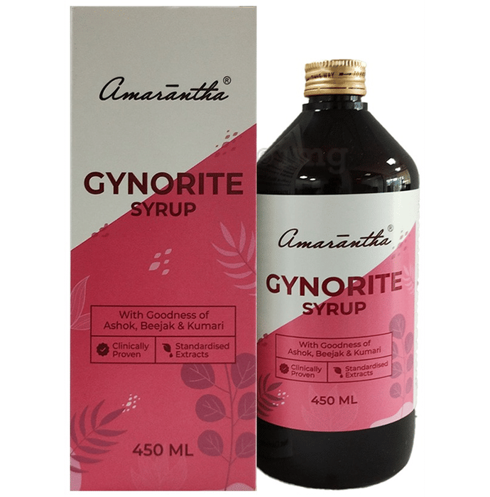 Amarantha Gynorite Syrup: Buy bottle of 450.0 ml Syrup at best price in ...