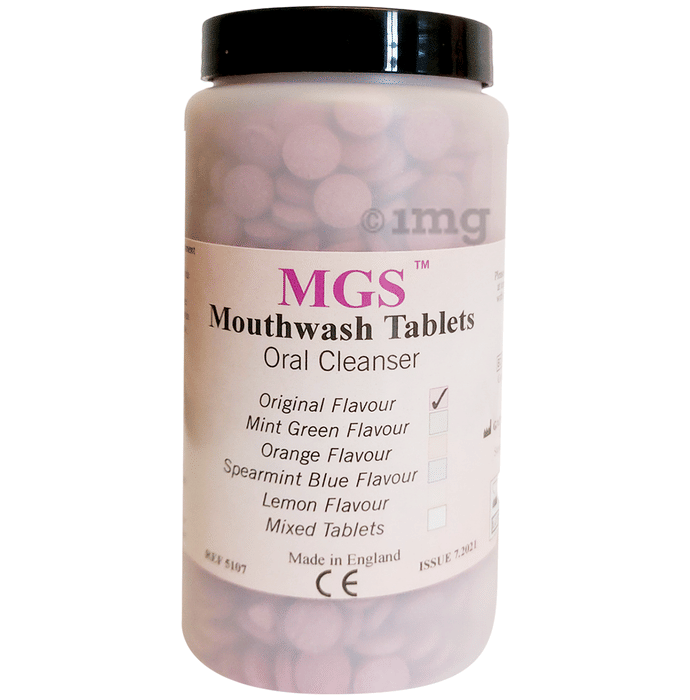 MGS Mouthwash Tablets Oral Cleanser Original: Buy jar of 1000.0 ...