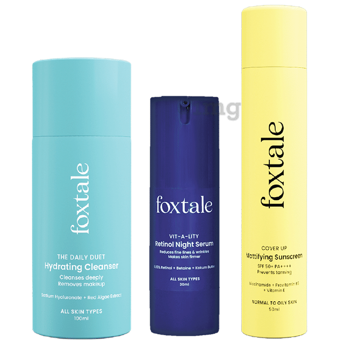 Foxtale Acne Control Trio Kit: Buy box of 1.0 Kit at best price in ...