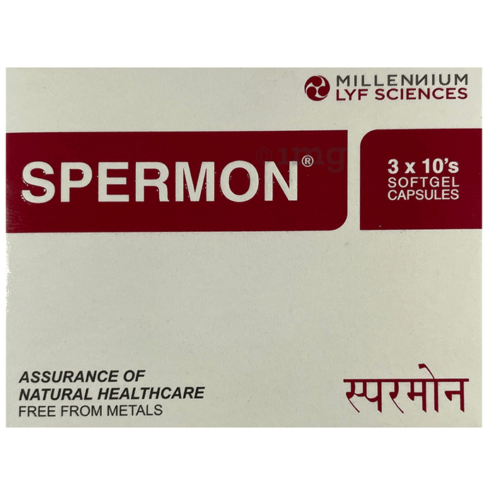Millennium Herbal Care Spermon Soft Gelatin Capsule (30 Each ...