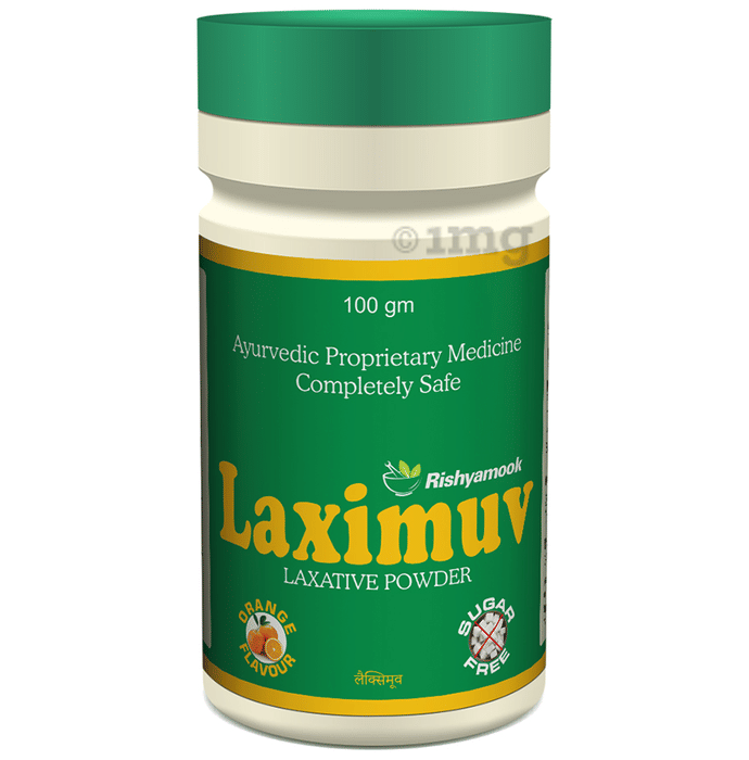 Rishyamook Laximuv Laxative Powder Orange Sugar Free: Buy jar of 100.0 ...